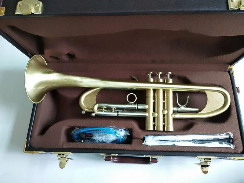 Trumpet B Flat Trumpet LT197GS 77 Musical Instrument Heavier Type Gold ...