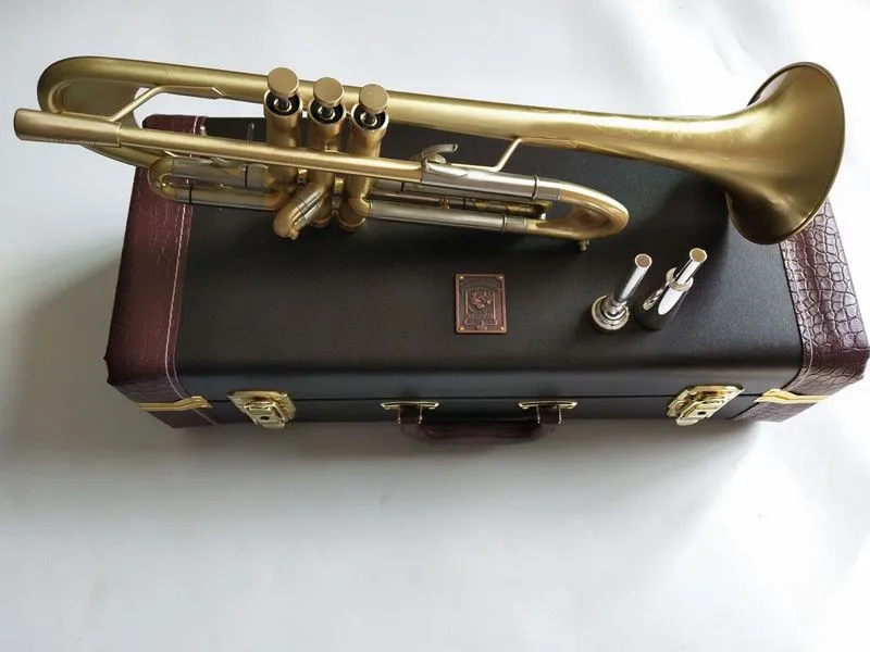Trumpet B Flat Trumpet LT197GS 77 Musical Instrument Heavier Type Gold ...