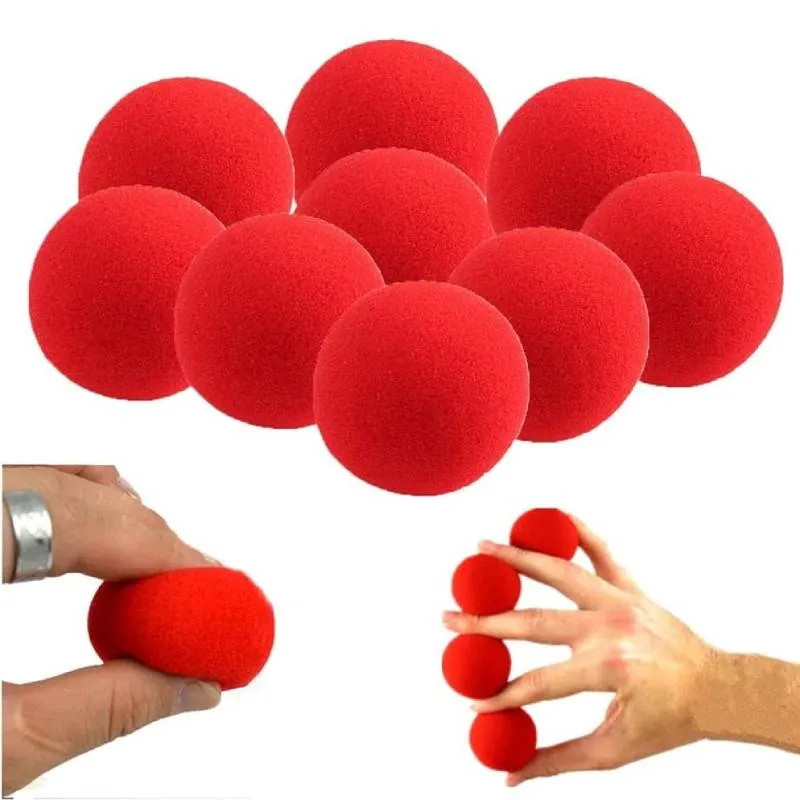 DHgate.com:"10PCS Magic Sponge Balls: Red Magic Props for Comedy Tricks ...