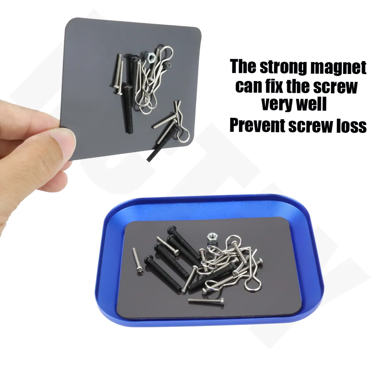 2024 Magnetic Aluminum Alloy Screw Tray Storage Box for Phone RC Car ...