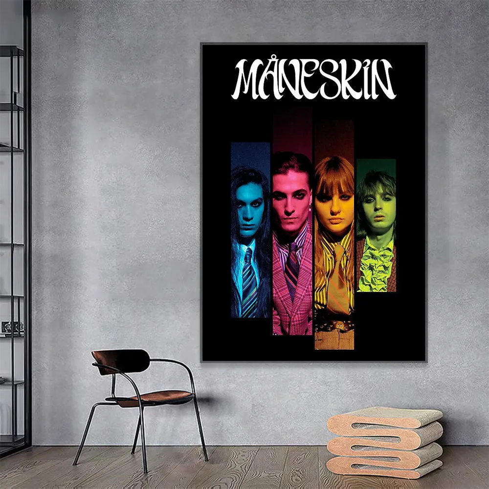 Vintage Anime Poster Maneskin Damiano David Singer... From Ddmyday, $20 ...