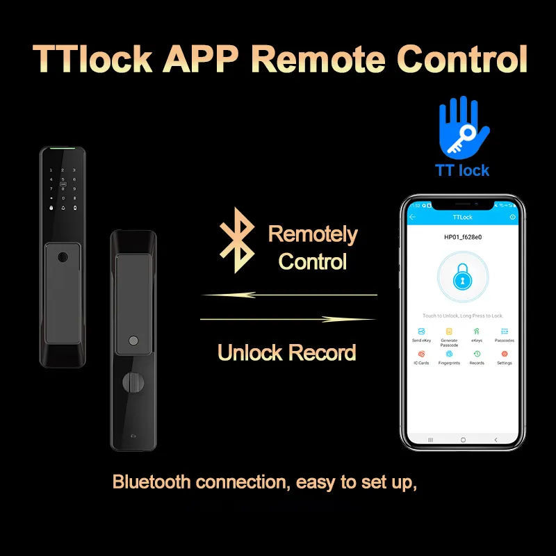 DHgate.com:2024RAYKUBE KX2 TT Lock - Smart Biometric Fingerprint Door Lock with Bluetooth ...