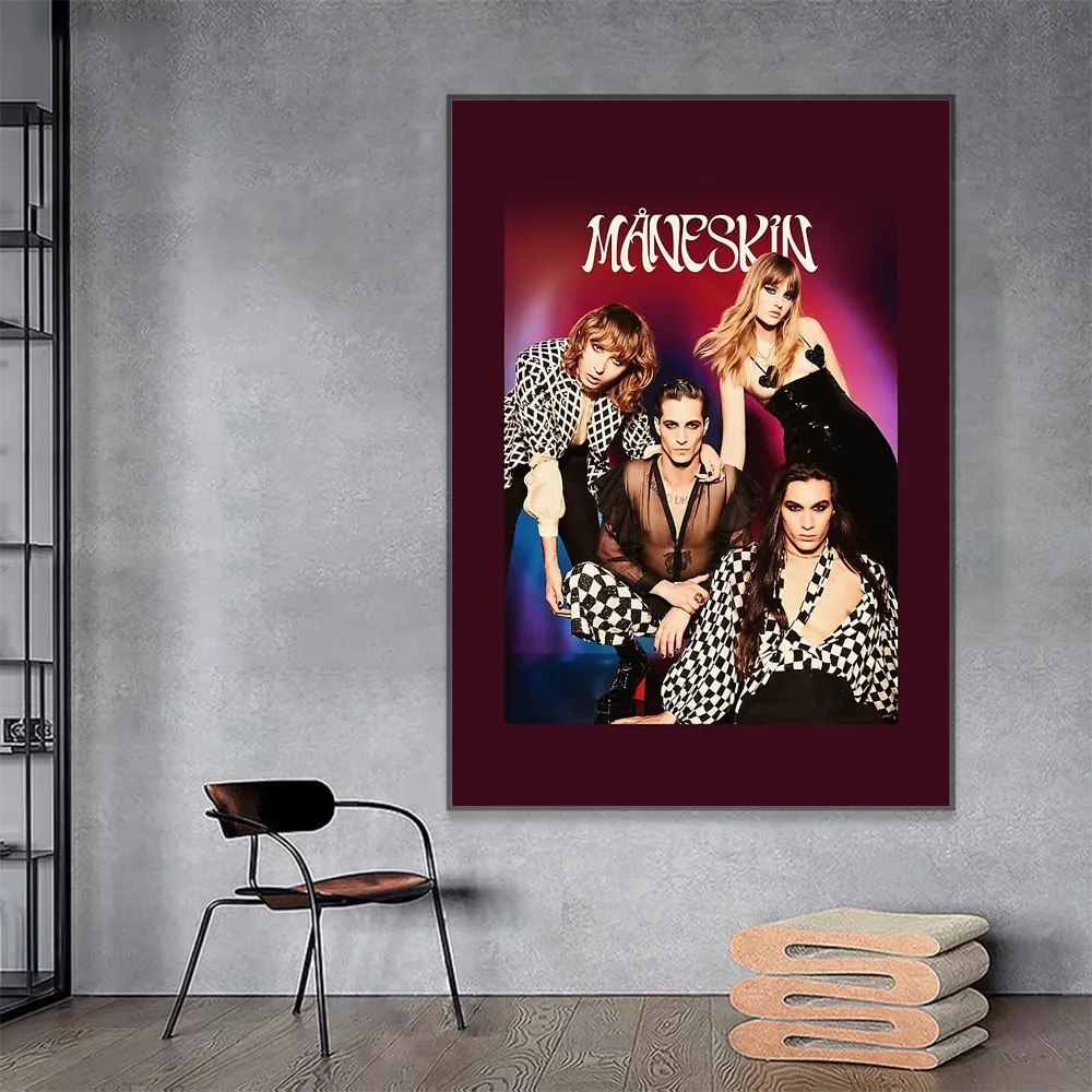 Vintage Anime Poster Maneskin Damiano David Singer... From Ddmyday, $20 ...
