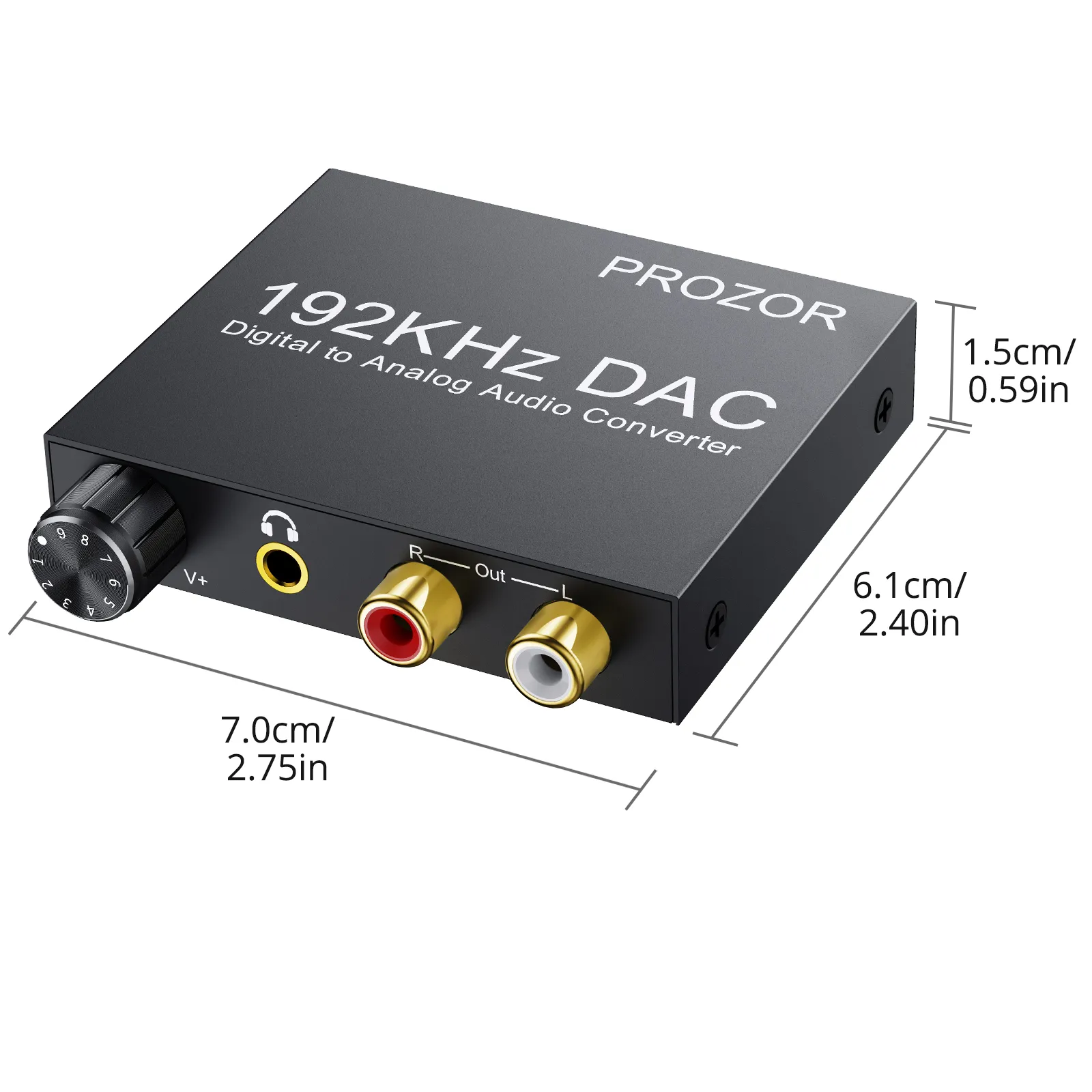 DHgate.com:PROZOR DAC Converter, 192kHz Digital to Analog Audio ...