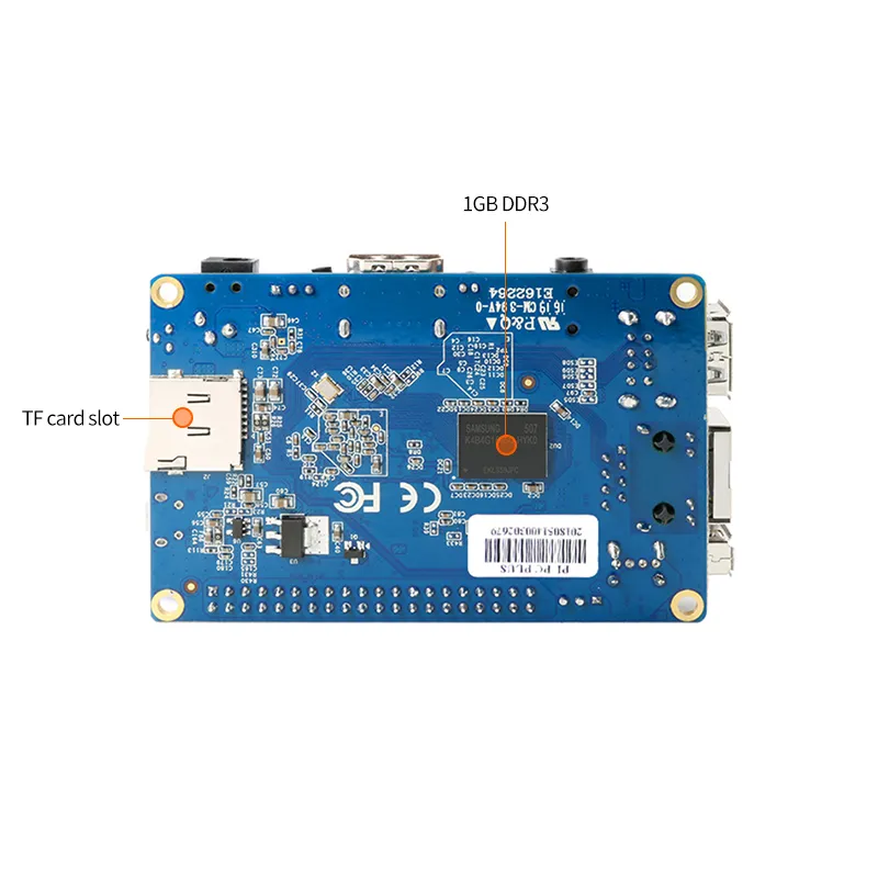 DHgate.com:Open-Source Single Board Kit: Orange Pi PC Plus 1GB RAM, 8GB eMMC Flash, 100M ...