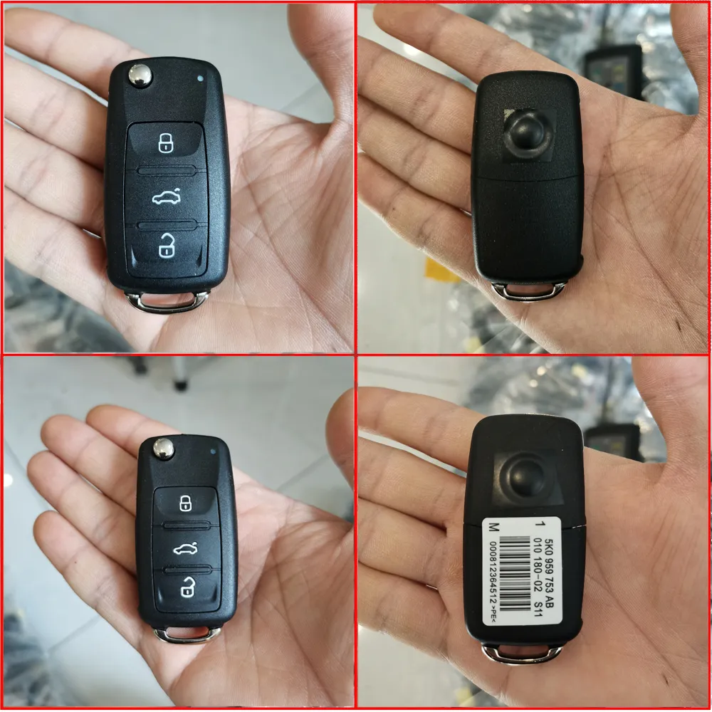 DHgate.com:Original 3-Button Flip Remote Key Shell Replacement for VW ...