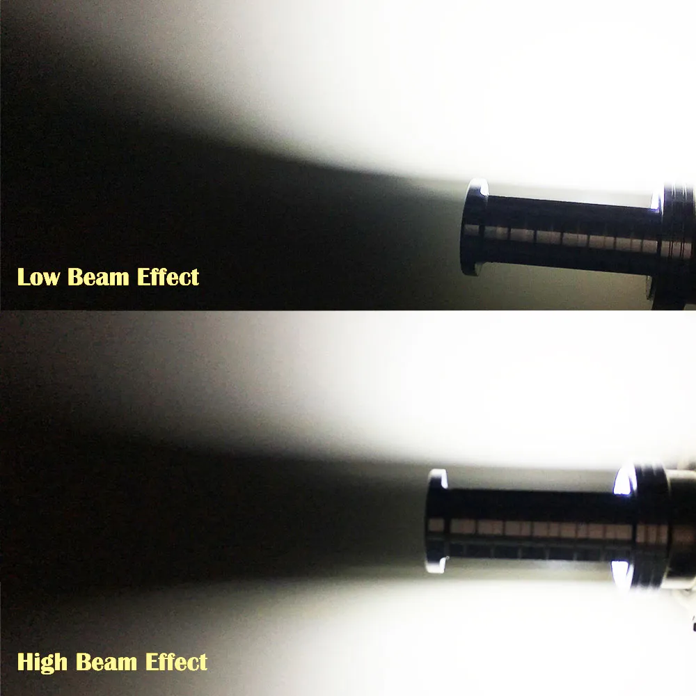 High-Power 12000LM BA20D H6 LED Headlight Bulb for Motorcycles - 6500K ...