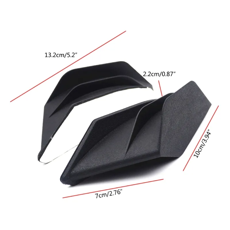 2024 Motorcycle Side Wings Air Deflector Windshield Fairing SideShield ...