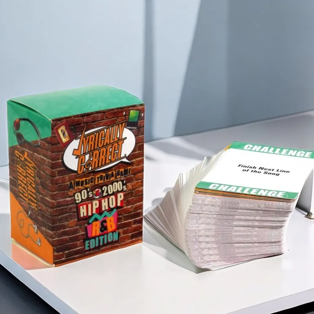 Hip Hop & R&B Music Trivia Fun Card Games Lyrically Correct 90's & 2000 ...