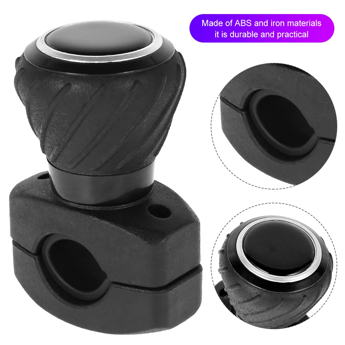 Universal Steering Wheel Spinner Knob - Premium Aluminum Ball Handle ...