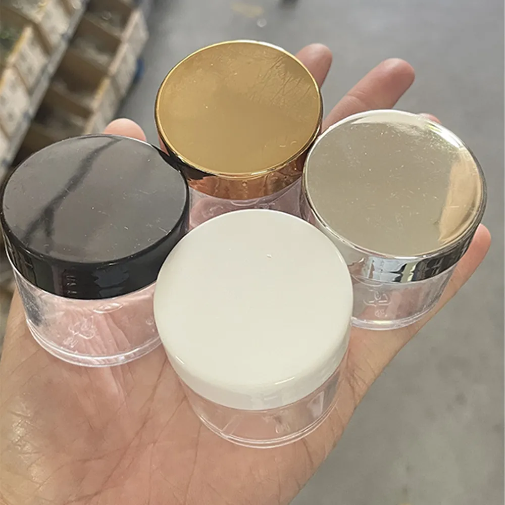 DHgate.com:Acrylic Powder Jars: 1oz Round Clear Containers with Lids ...
