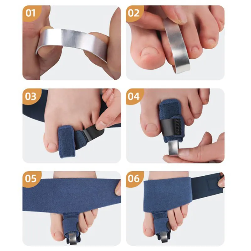 Finger Toe Straightener: Toe Splint Corrector Wrap for Hammer Toe, Bent ...