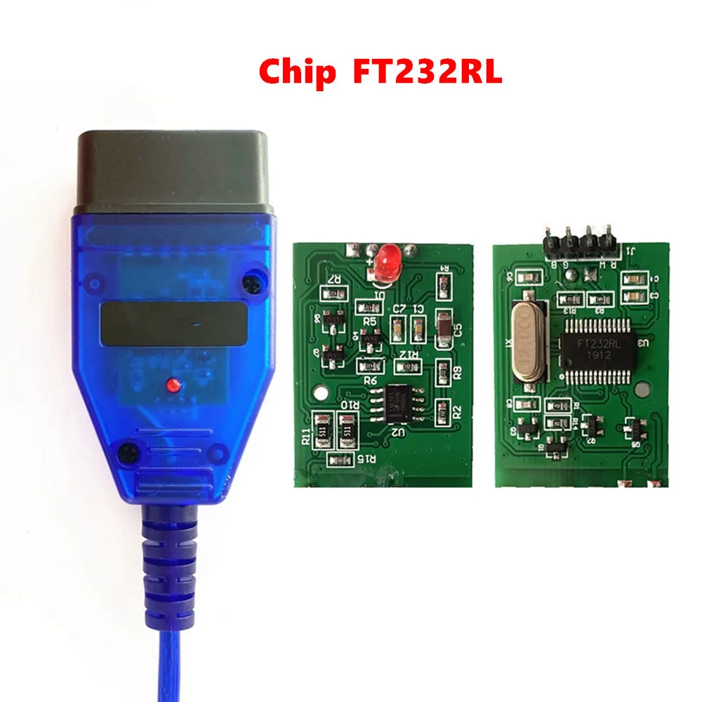 FTDI FT232RL Chip Diagnostic Cable for Fiat K.K-L and VAG KKL 409 Scan ...