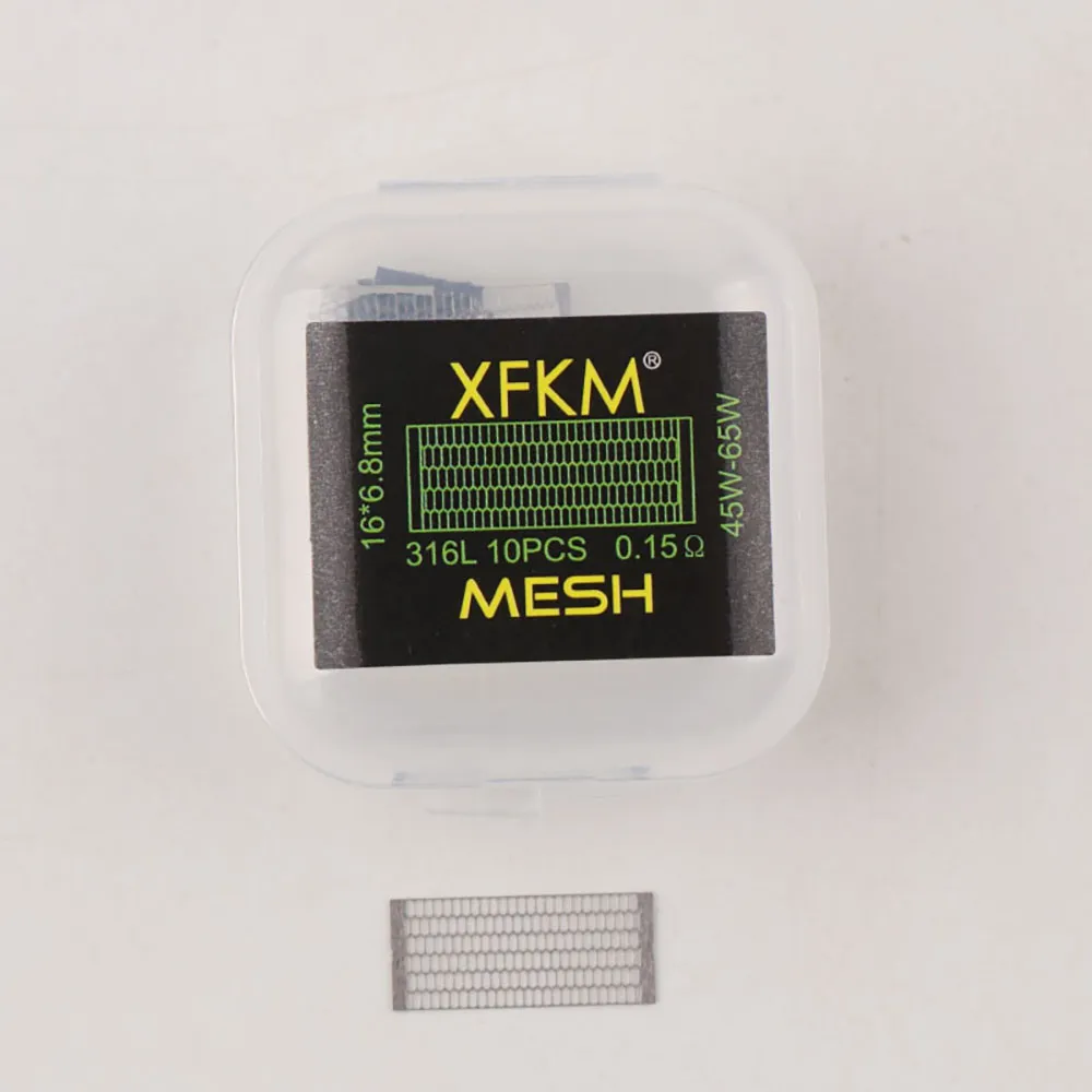 10-Pack XFKM Mesh Style cylinder coil for Profile, RDA, Unity, and RTA ...