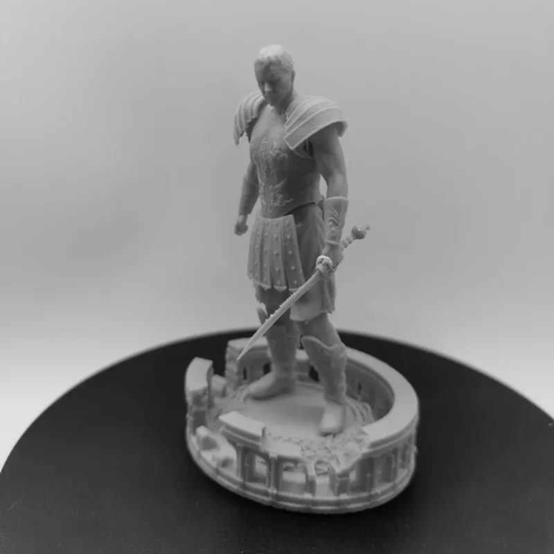 Unassembled DIY Gladiator Resin Figure Model Kit - 1/24 Scale 85mm ...