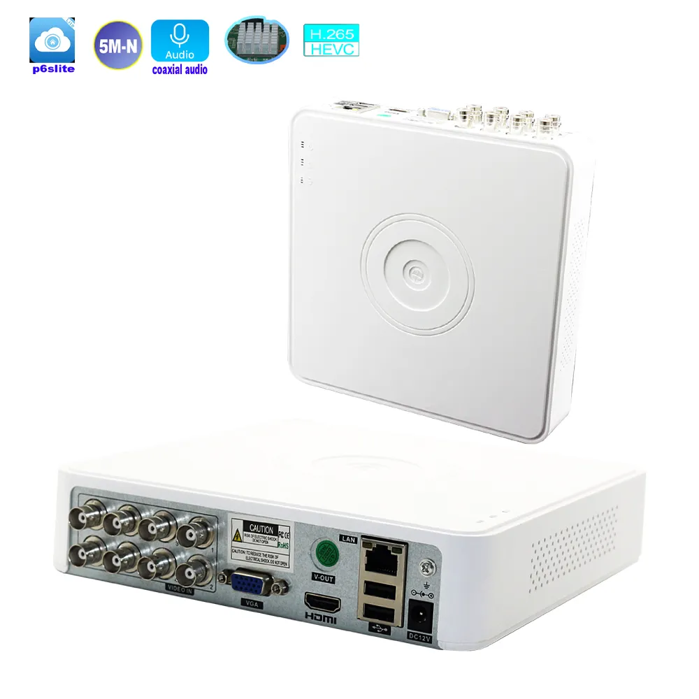 DHgate.com:P2P Coaxial Audio CCTV DVR Hybrid 8CH 5M-N 5 In 1 AHD CVI ...
