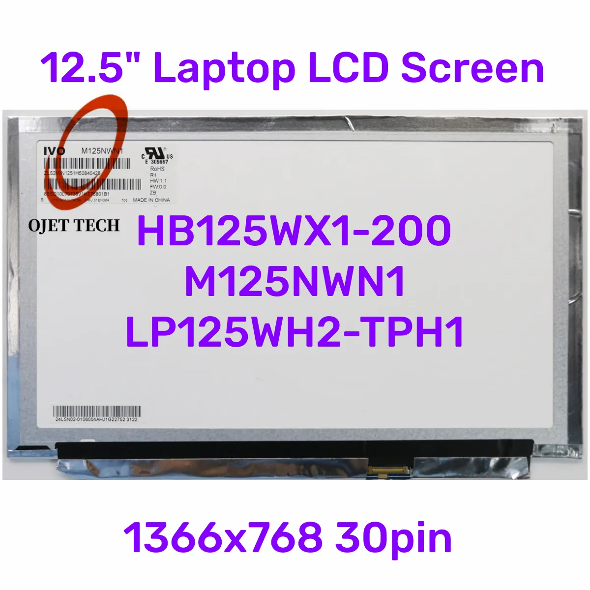 DHgate.com:5 FHD IPS LCD Screen (1920 x 1080) 30-pin EDP Replacement ...