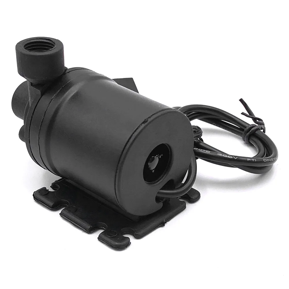High-Flow DC 12V Water Pump w/ G1/4 Thread, Molex 4-Pin Connector for ...