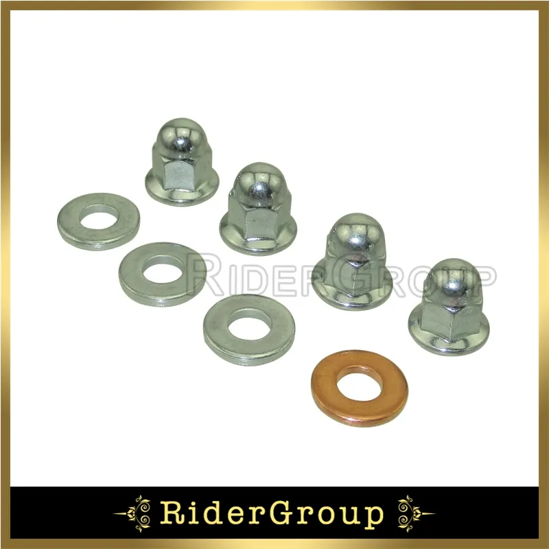 High-Strength Acorn Nuts: 8mm Engine Head Stud Set for Pit Dirt Bike ...
