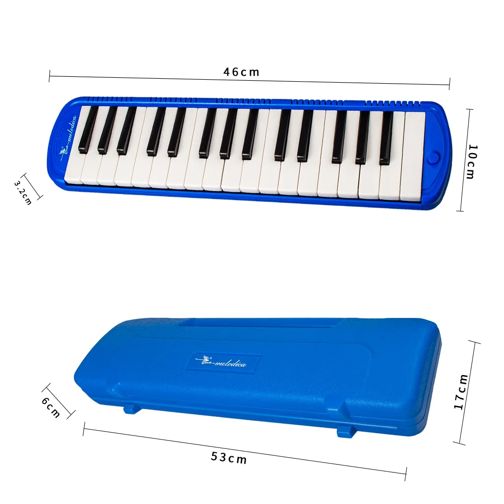 LOOK 32/37 Keys Melodica, Mouth Organ with Blowpipe and Mouthpiece ...