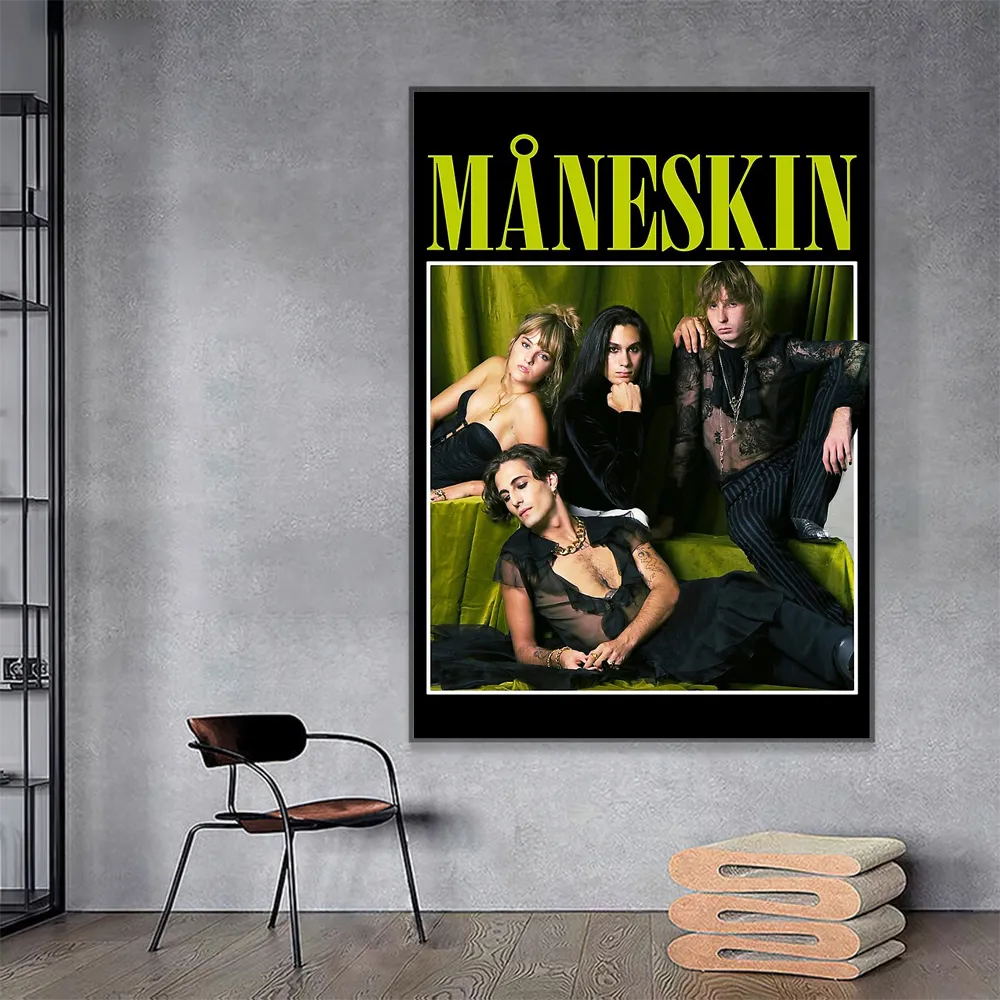 Vintage Anime Poster Maneskin Damiano David Singer... From Ddmyday, $20 ...