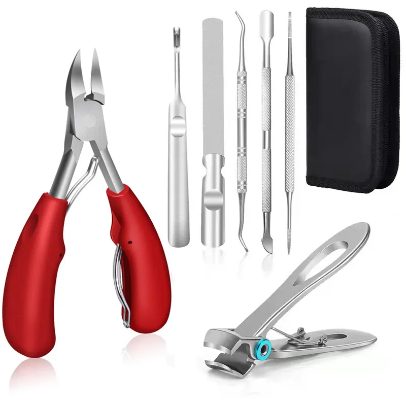 Feet Toenail Clippers Set, Professional Pedicure Tools for Thick ...