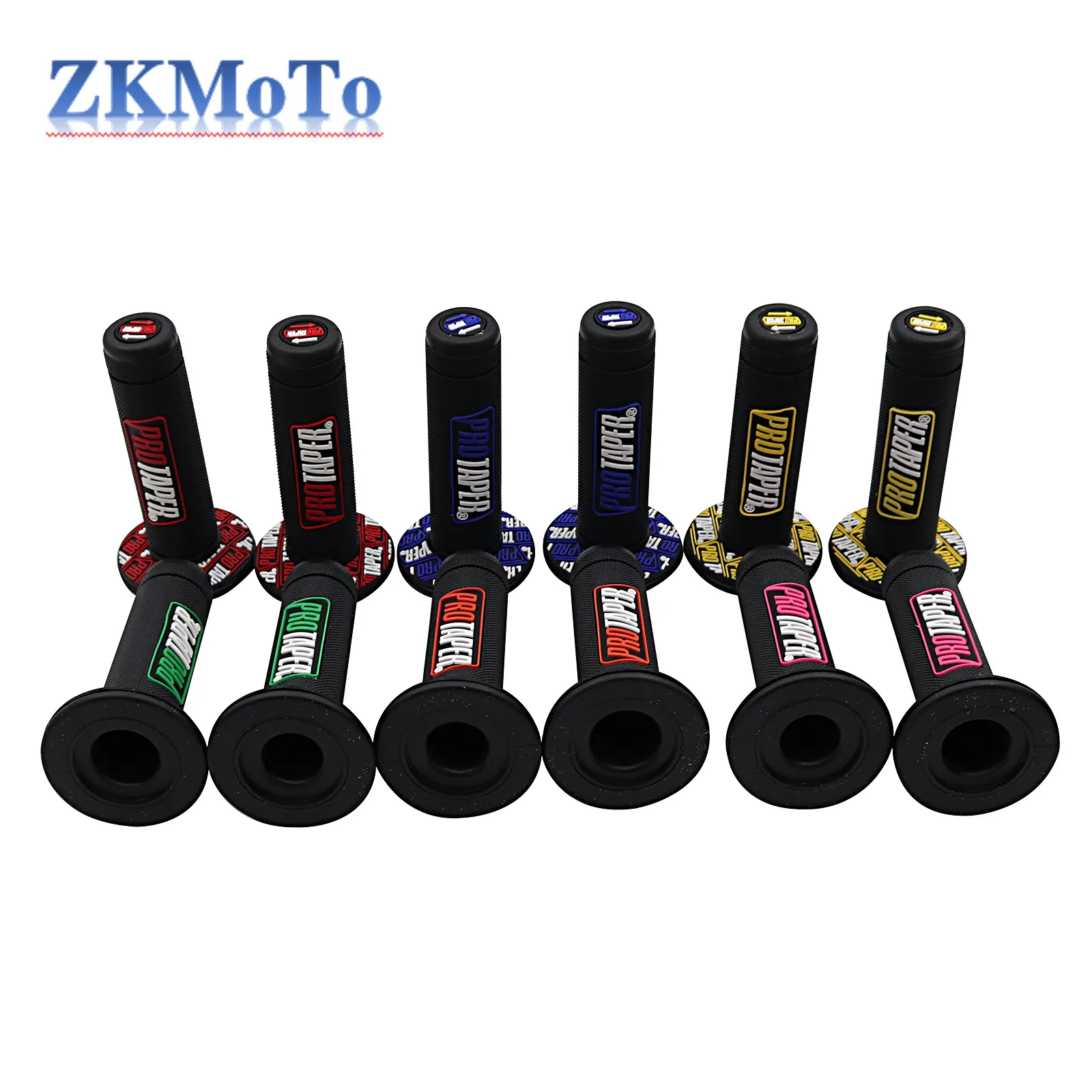 7/8 Motocross Cuffs Rubber Grips Front Handlebar Covers for Dirt Bike ...