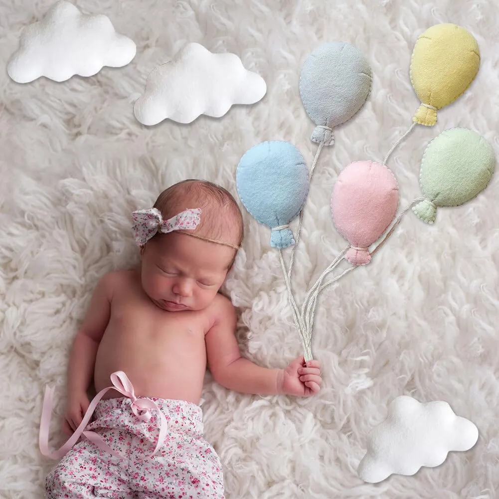 DHgate.com:Cloud Balloons Newborn Photography Accessories: Felt Clouds ...