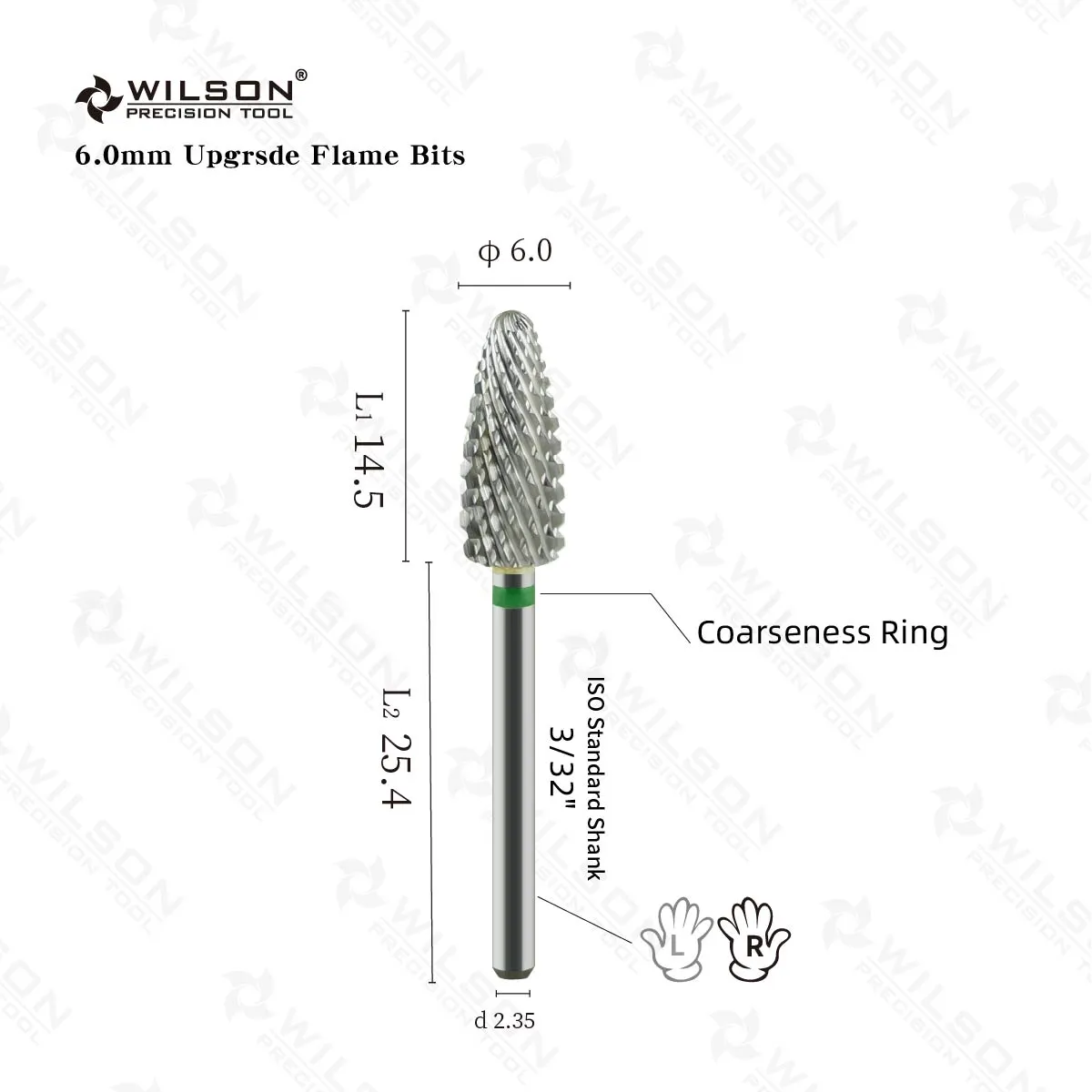 Nail Manicure Drill Flame Bit Set - Professional Nail Drill Tool for ...