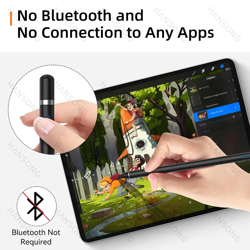 DHgate.com:2024 Active Stylus Pen, Rechargeable Digital Pencil with ...