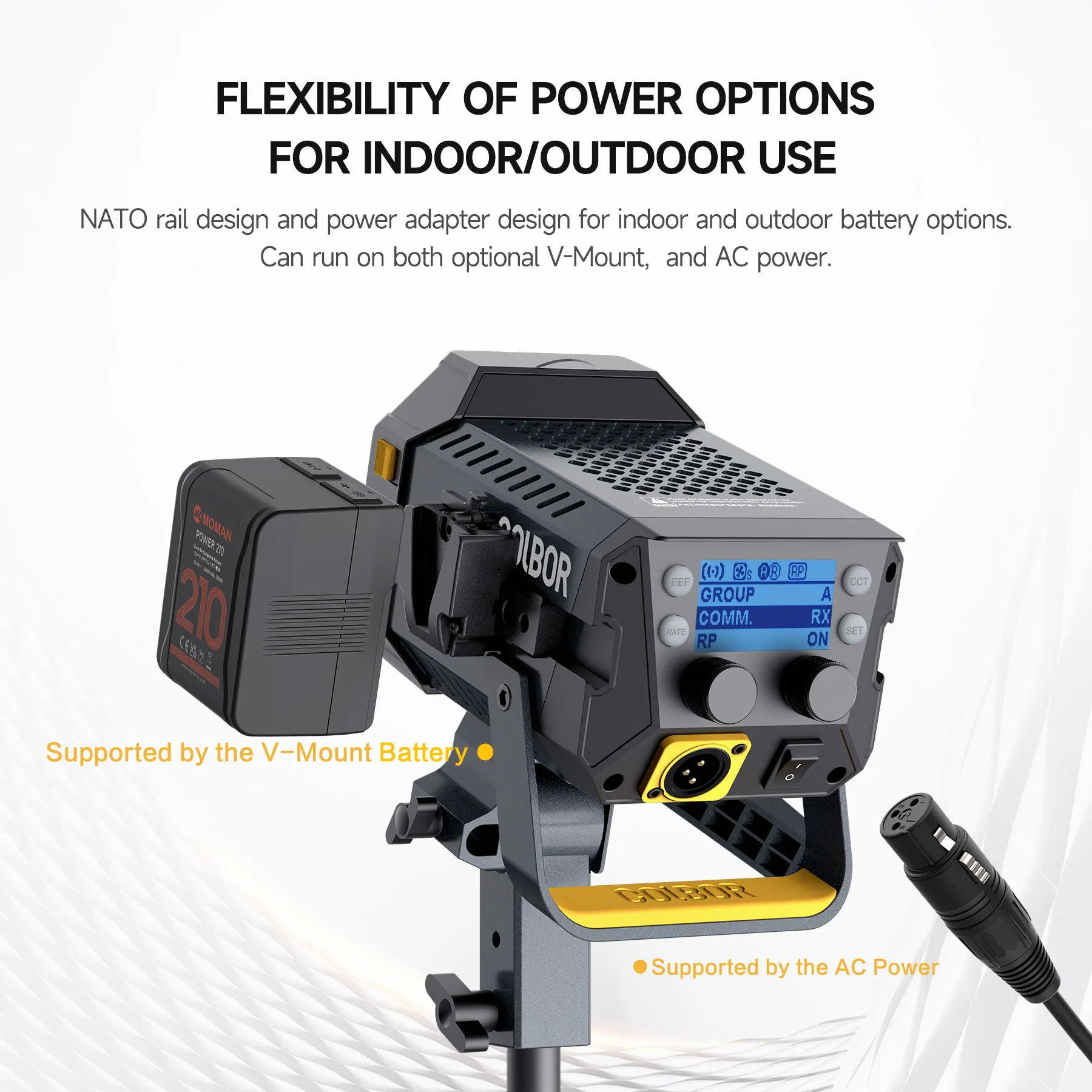 DHgate.com:220W RGB Video Lighting Kit - CL220R LED Studio Photography ...