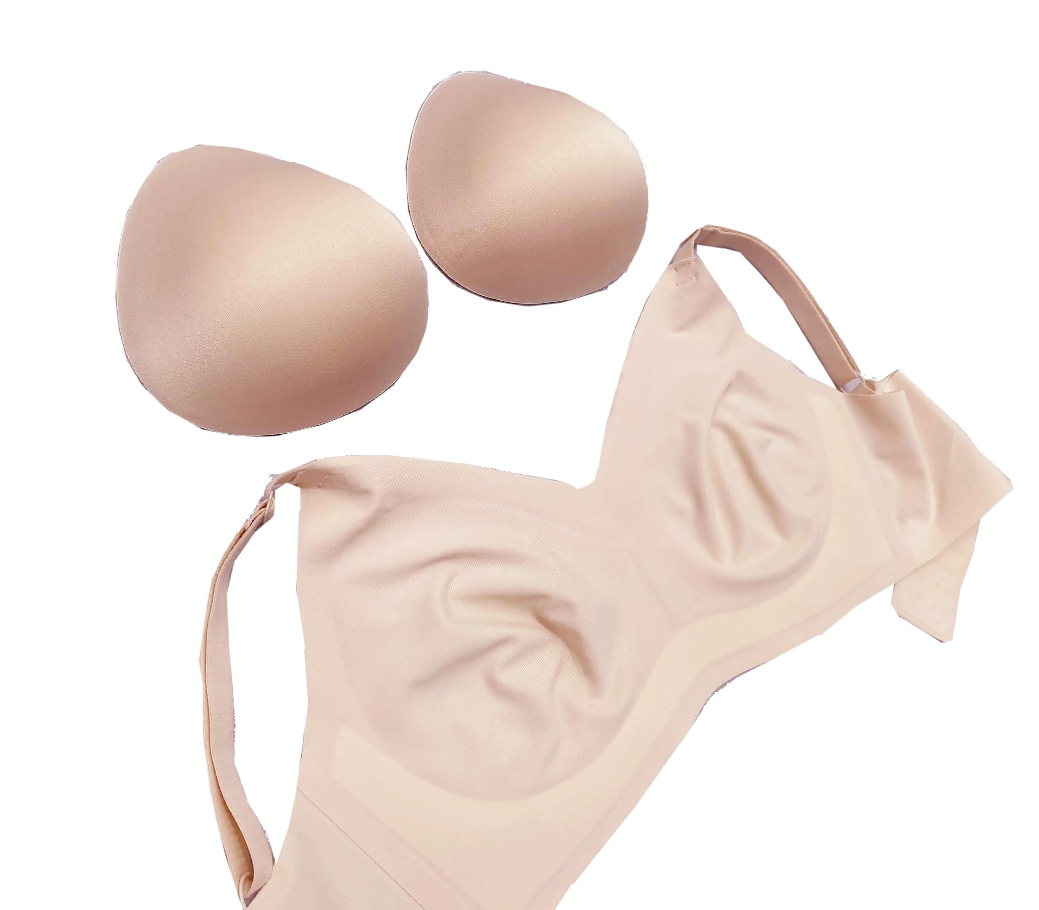 See Through Pocket Bra With Inserts: Comfortable Support Bra With ...