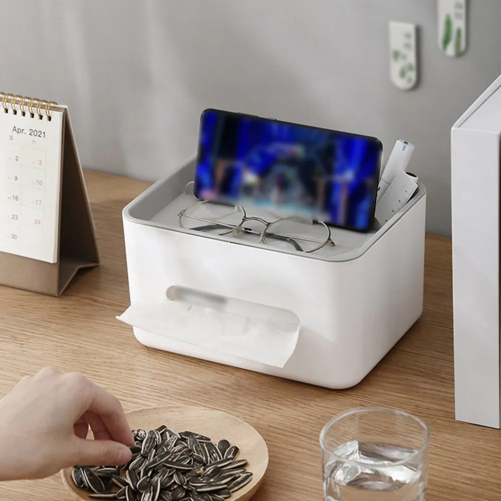 2024 Bamboo Multifunctional Desk Organizer: Tidy Napkins, Pencils ...