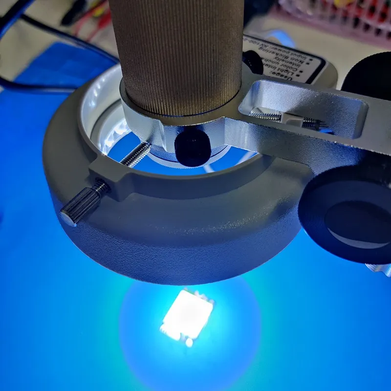 DHgate.com:Trinocular Stereo Microscope LED Ring Light Illuminator Lamp ...