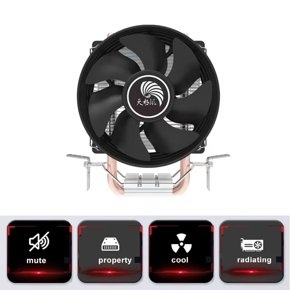 Heat Pipe CPU Cooler 12V DC Cooling Fan For Intel & AMD Processors From Ddmyday, $24.54 | DHgate.Com