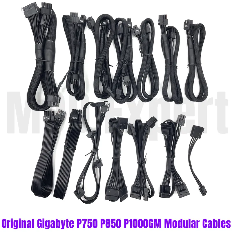 Original GIGABYTE Modular Cables for P750GM P850GM P1000GM PSU GPU PCIe ...