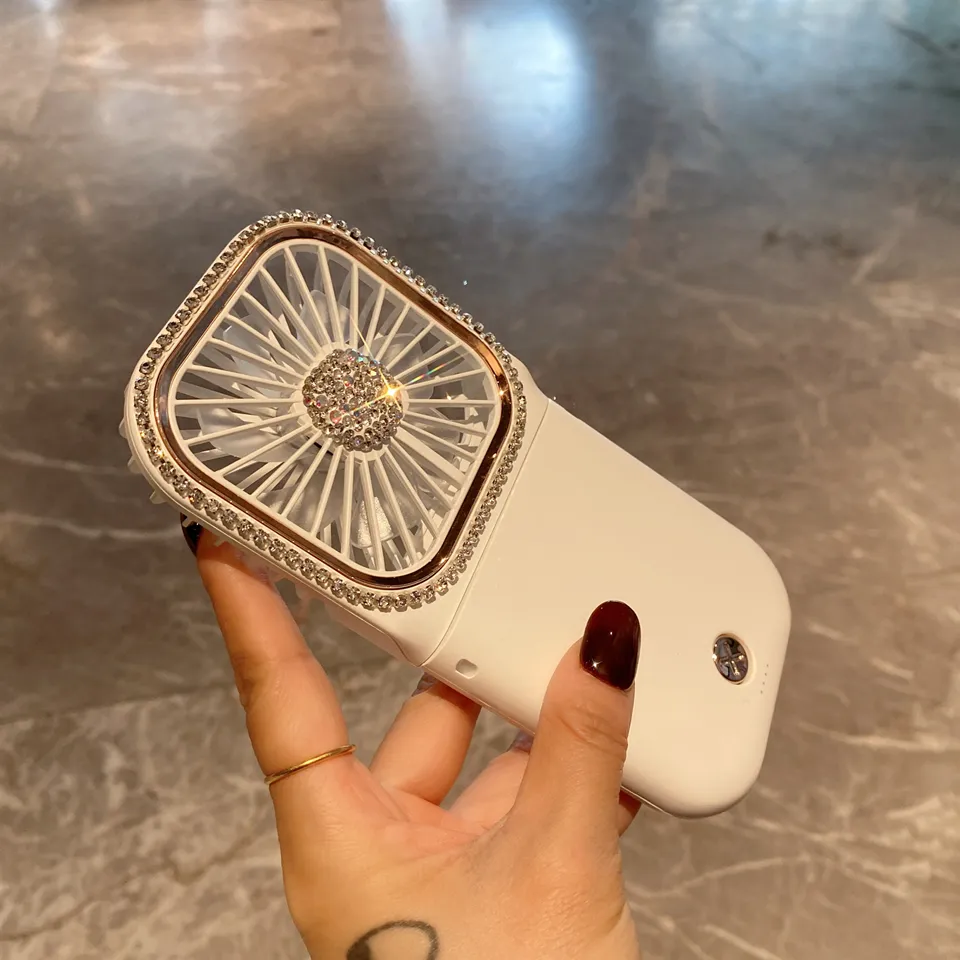 DHgate.com:USB Mini Portable Folding Fan with Rhinestone Design ...