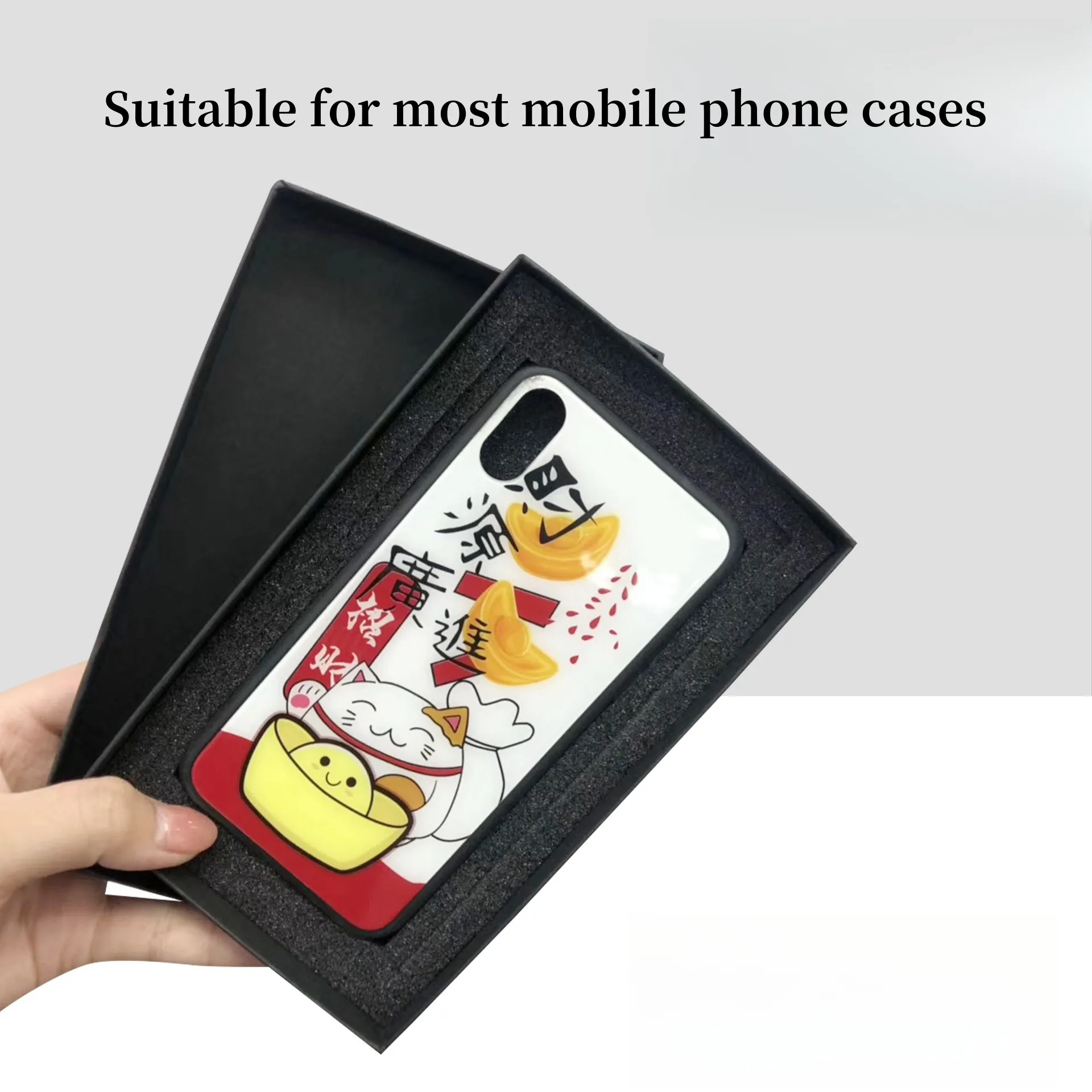 DHgate.com:5-Pack Hard Cardboard Phone Case Packaging Boxes w/ Sponge ...