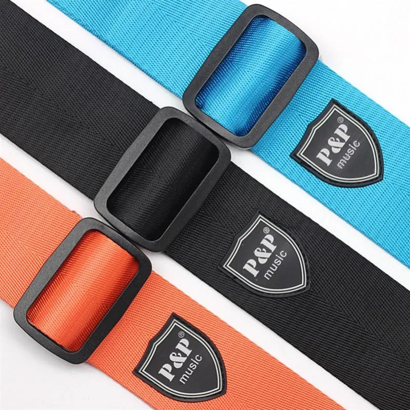 DHgate.com:2024Adjustable Guitar Strap: PU Leather Ends, Pure Color ...
