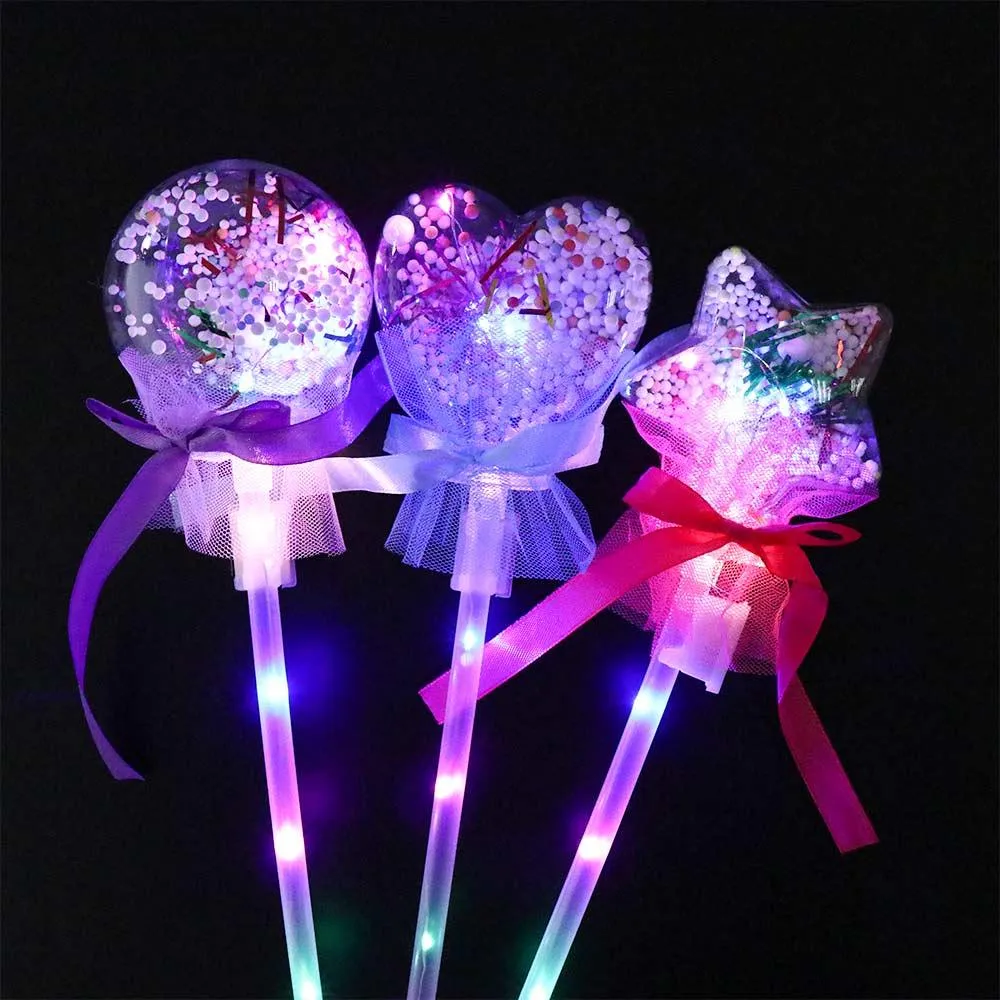 LED Glow Stick Wands: Christmas Tree Fairy Wand Rave Toy Light Up Magic ...