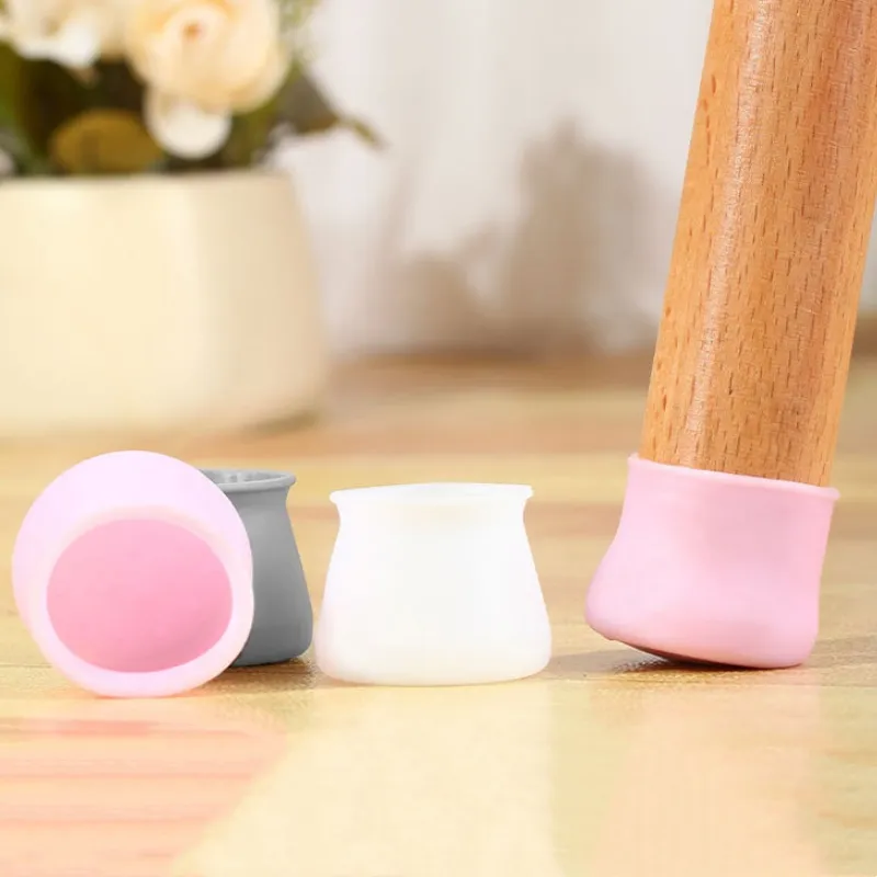 Non-Slip Silicone chair leg floor protectors with Rubber Feet Protector ...