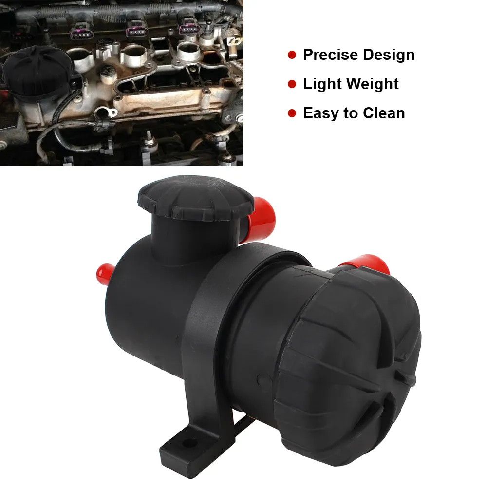 Fuel Catch Can Oil Filter Separator Kit Universal Aluminum Reservoir ...