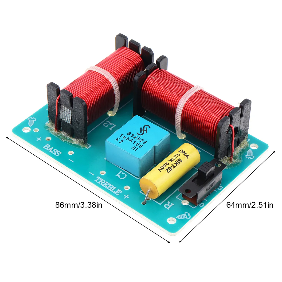 2024 80W Car Speaker Crossover Filters - HiFi Stereo Audio Circuit, 2 ...