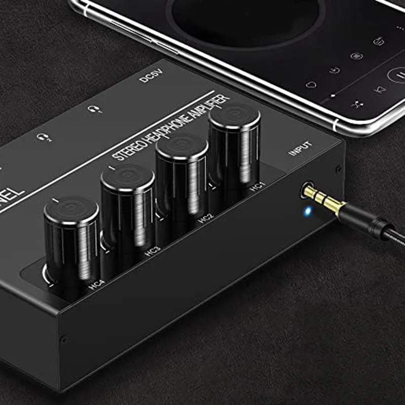 4 Channel Headphone Amplifiers Stereo Audio Amp... From Ddmyjan, $30.2 ...