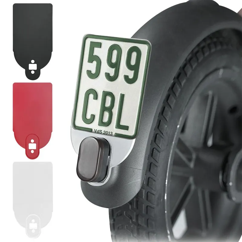 Motorcycle License Plate Bracket Universal Number Plate Holder Guard ...