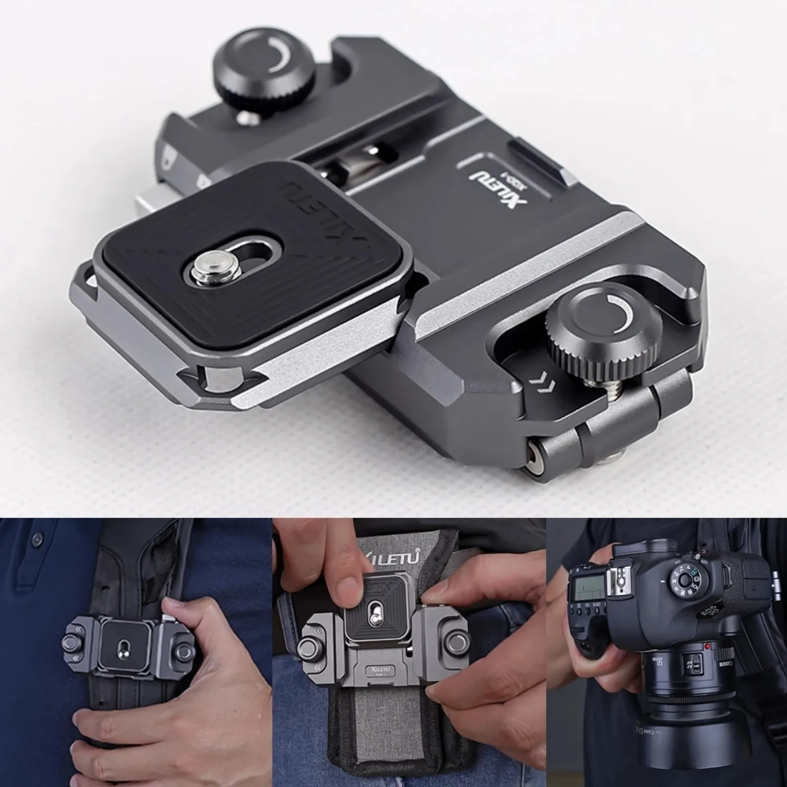 XILETU XQD-1 Quick Release Plate: Adjustable Photography Shoulder ...