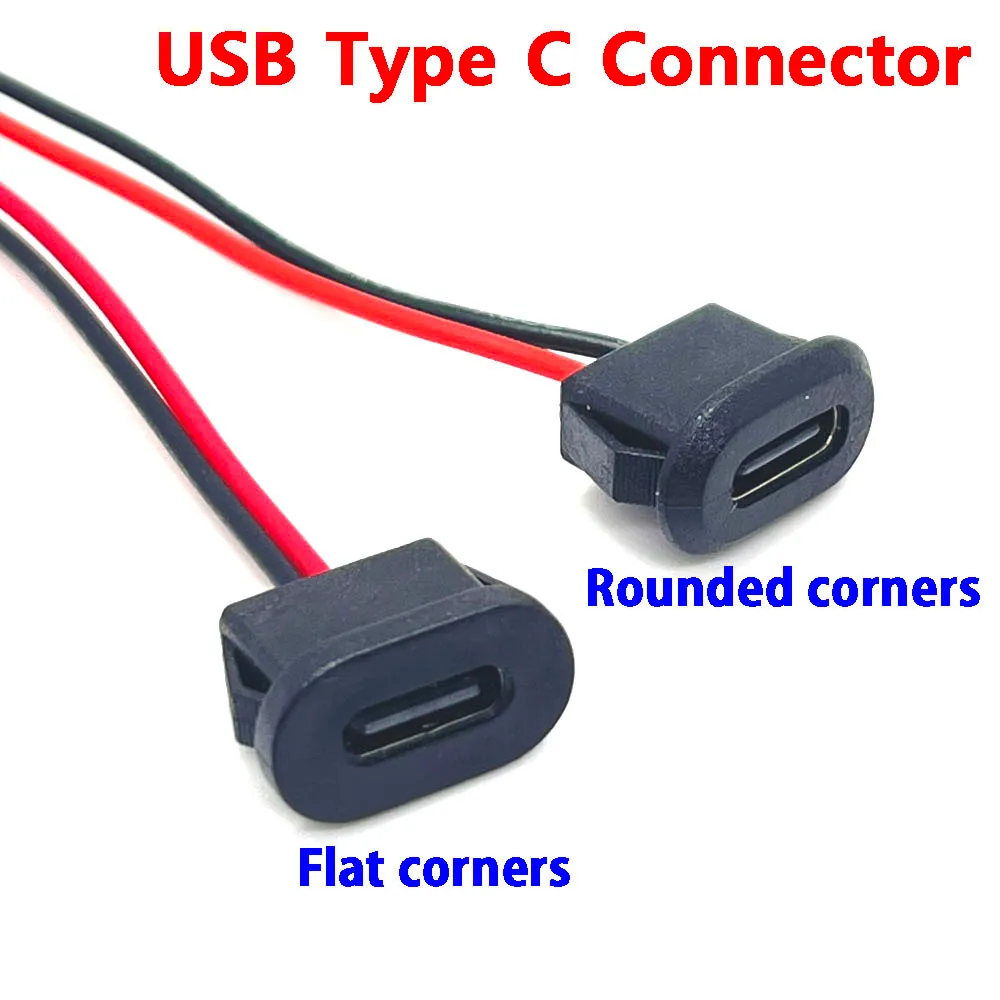 USB Type C Connector With Card Buckle 3A Fast Charging Port For ...