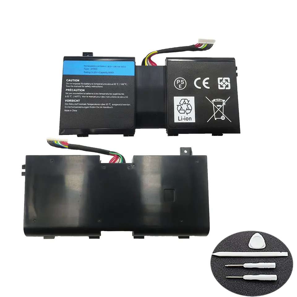 02F8K3 Battery Replacement for Alienware Laptops, Compatible with 17 ...