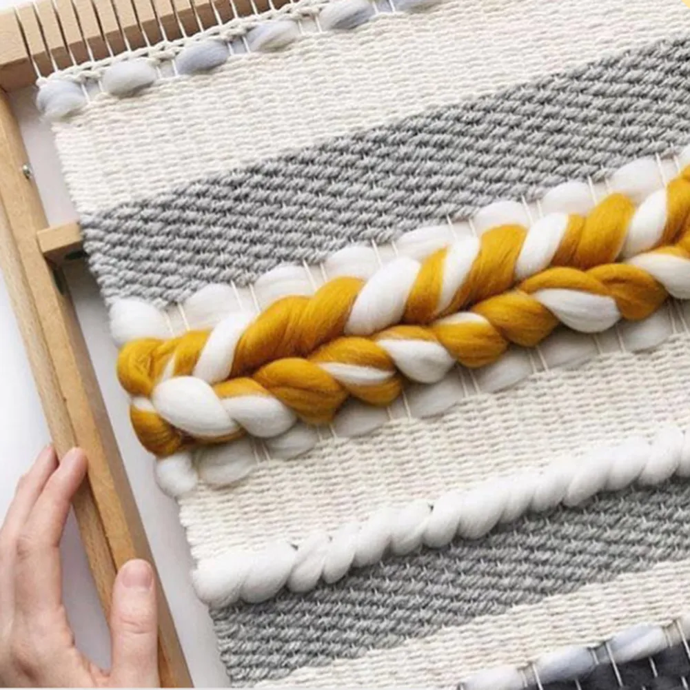 DHgate.com:DIY Wooden Knitting Machine Weaving Loom Set for Home Crafts ...
