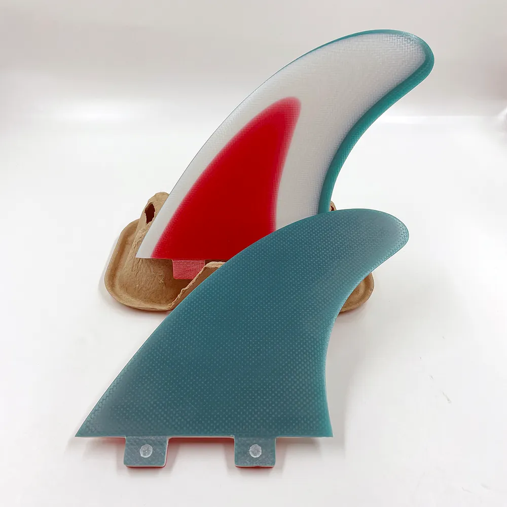 Surfing UPSURF FCS Twin Fin Set 2 Fins - Thruster Performance Glass ...